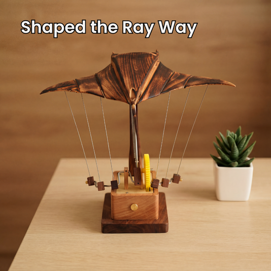 Handmade Wooden Manta Ray – Rays Workshop
