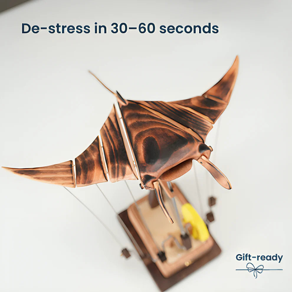 Handmade Wooden Manta Ray – Rays Workshop