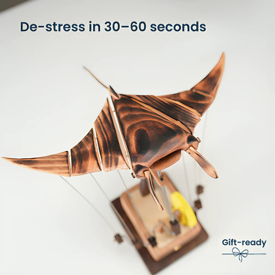 Handmade Wooden Manta Ray – Rays Workshop